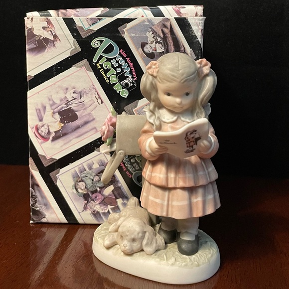 Hallmark | Accents | Kim Anderson Hallmark Pretty As A Picture Figurine ...